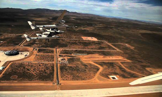 Virgin lo vuelve a intentar con su prototipo de crucero espacial Virgin lo vuelve a intentar con su prototipo de crucero espacial